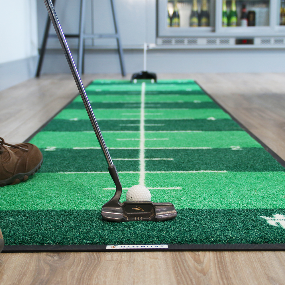 Green Golf Putting Mat: Realistic Practice At Home - Matsmiths USA